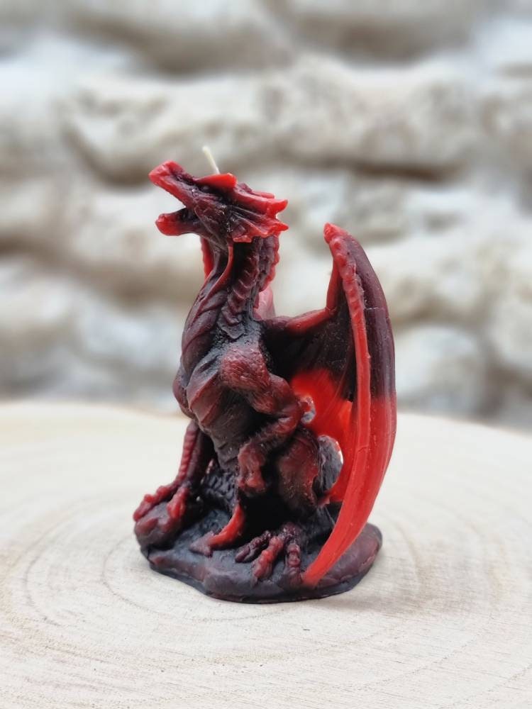 Dragon Candle Made of Beeswax Colored, Beeswax Candle, Mariste Candle ...
