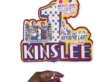 Ricky Bobby Cake Topper - Etsy