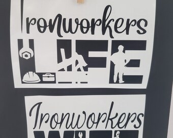 Iron Worker Steel Skull Vinyl Decal Spud Wrenches Sticker - Etsy