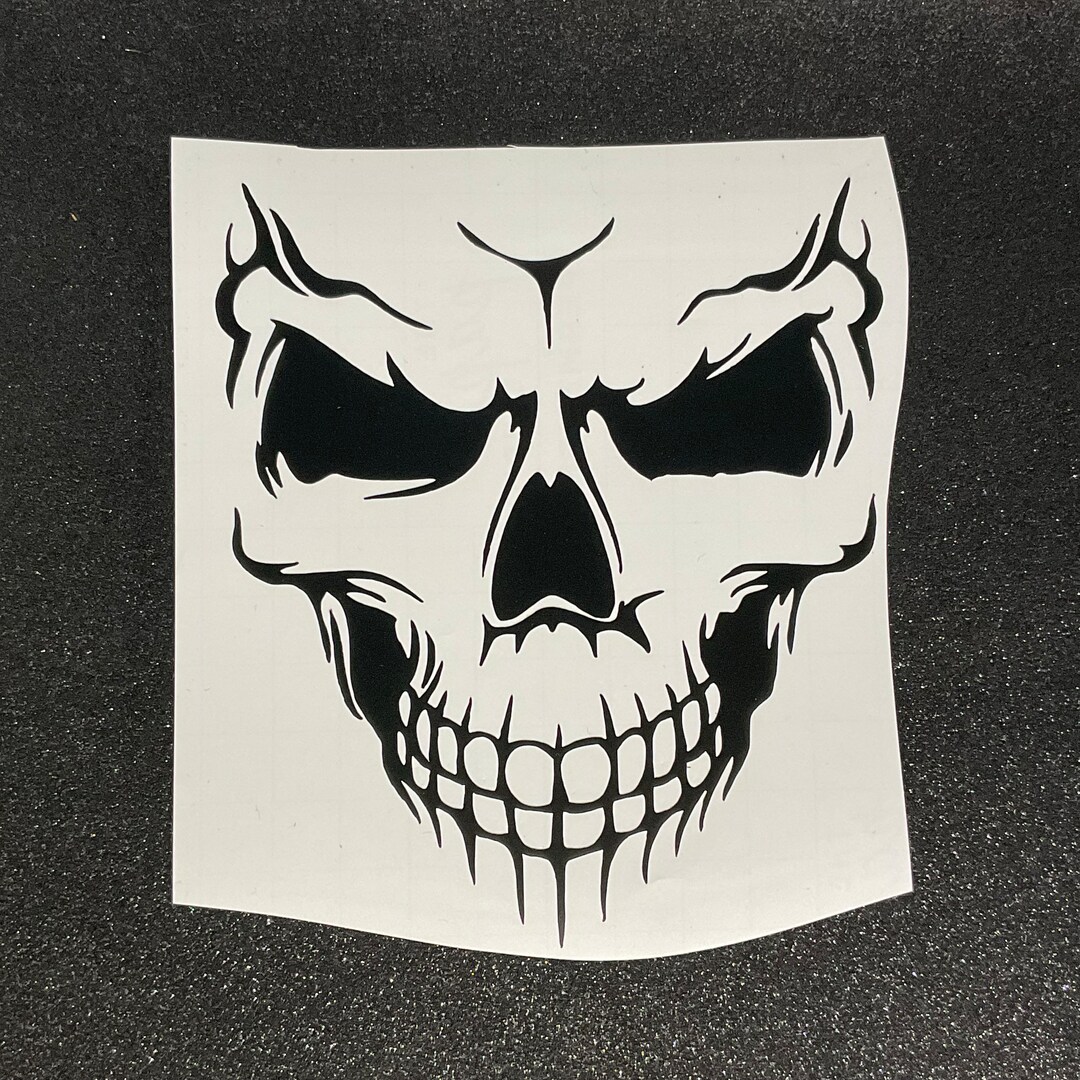 Skull Decal - Etsy