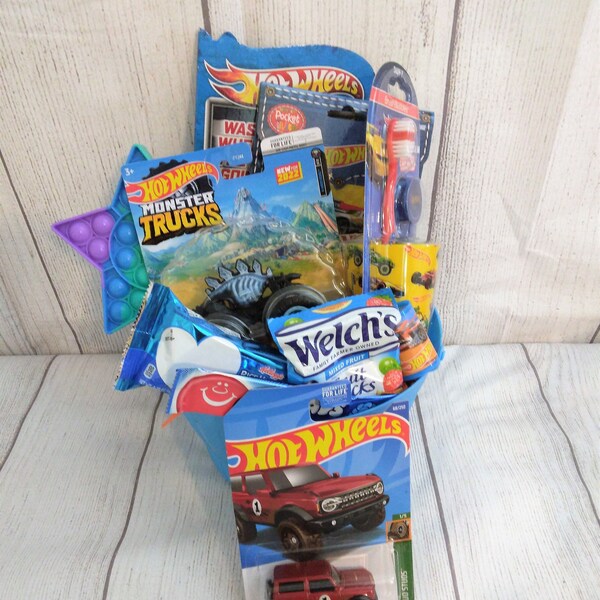 Kids Hotwheel Gift Basket - 60+ Gift Ideas for 2023