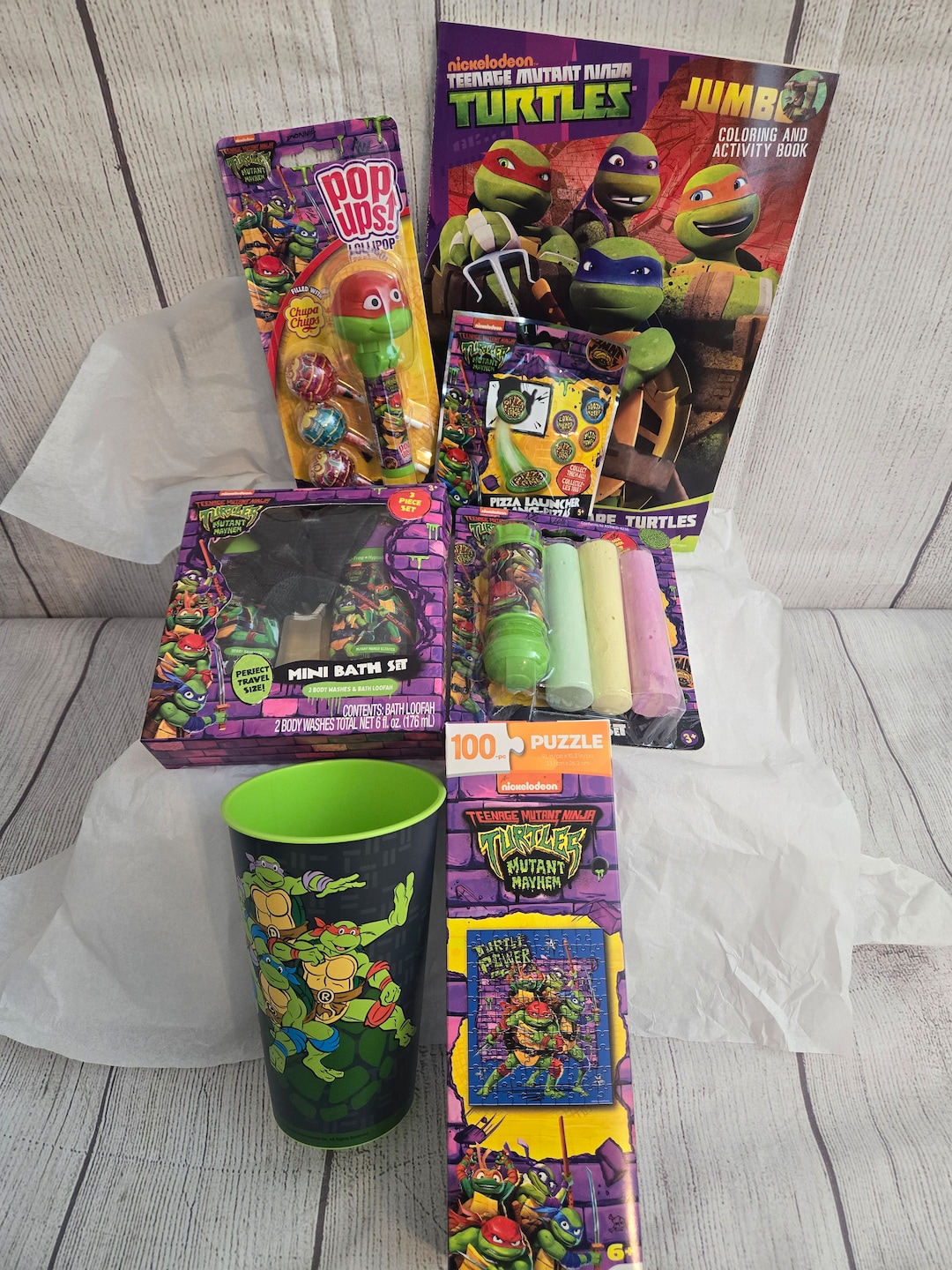 Teenage Mutant Ninja Turtles Bath Set| Boys Birthday| Boy's Get Well ...