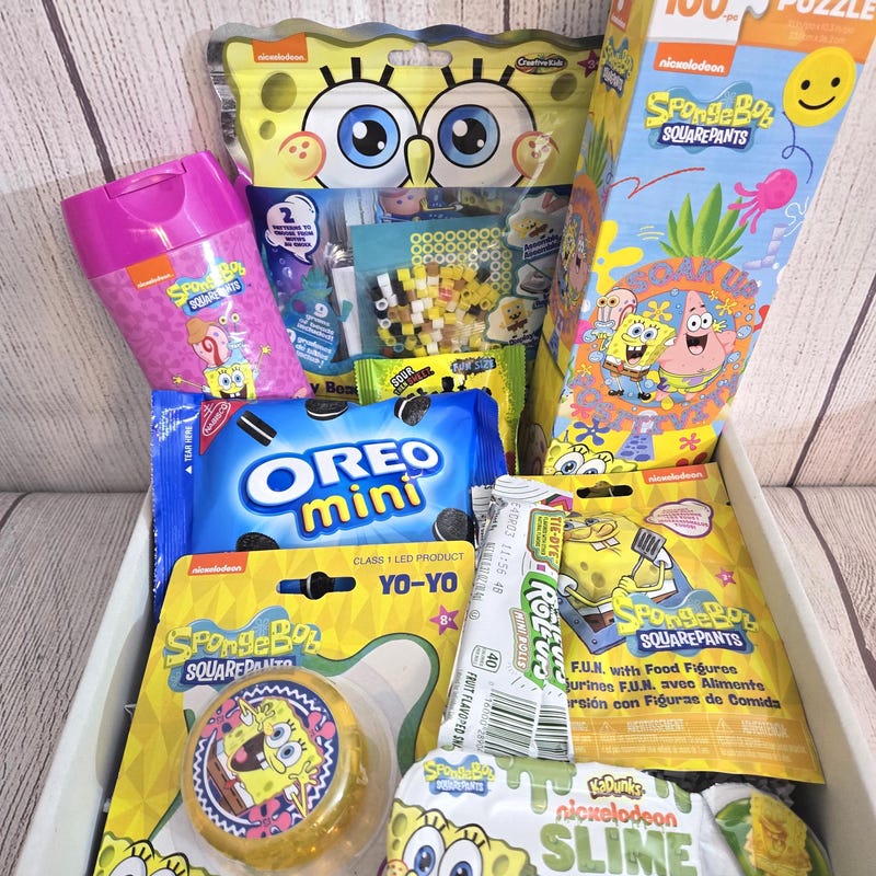 Spongebob Valentines Box - Etsy