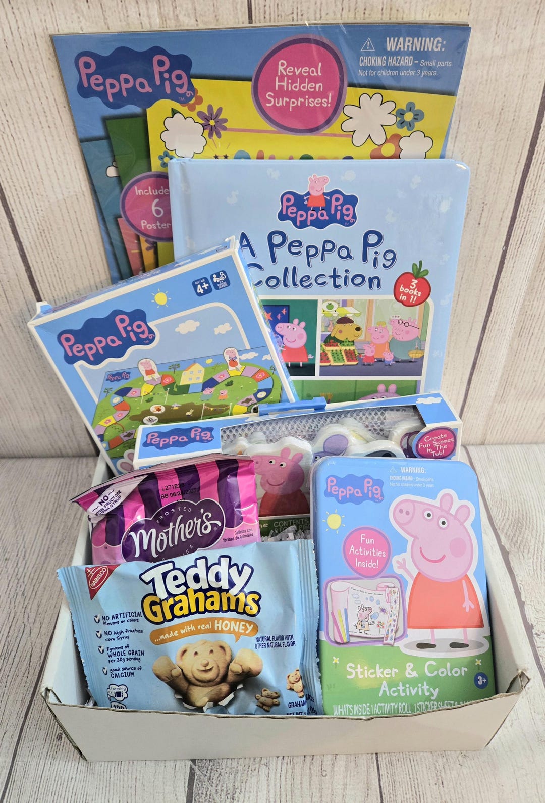 Peppa Pig Gift Box| Get Well Soon| Birthday| Activity Books - Etsy