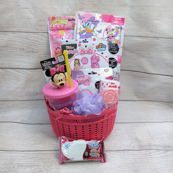 Minnie Mouse Basket - Etsy