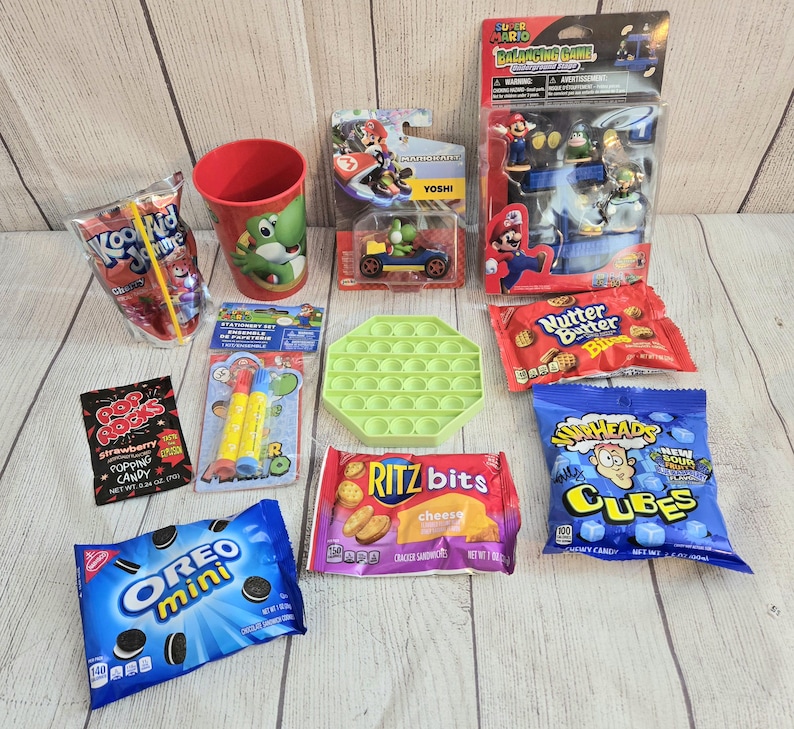 Mario Gift Box| Birthday|get Well Soon| Games and Toys - Etsy