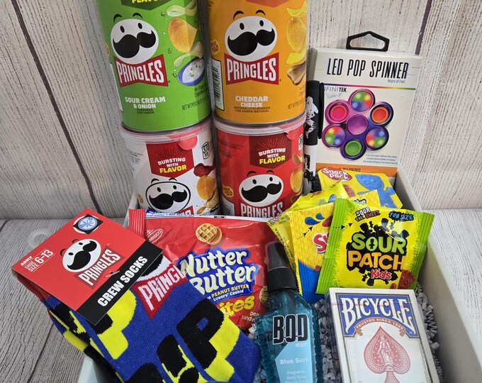 Pringles| Gift for Teen Boys| Teen Boys Birthday| Boys Get Well| Gift ...