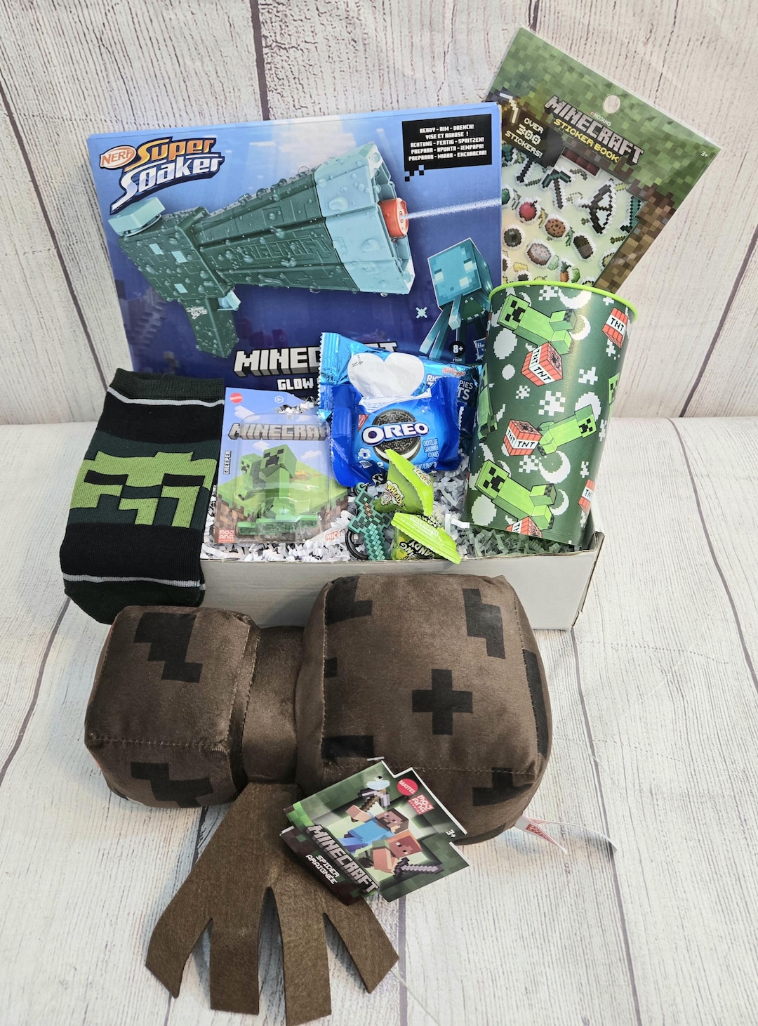 Nerf| Minecraft| Gift for Boys| Boys Birthday| Boys Get Well| Boys Care ...