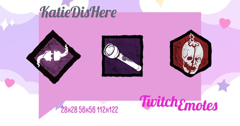 Dbd Perk/add On/ Dc Emote Pack of 3 - Etsy