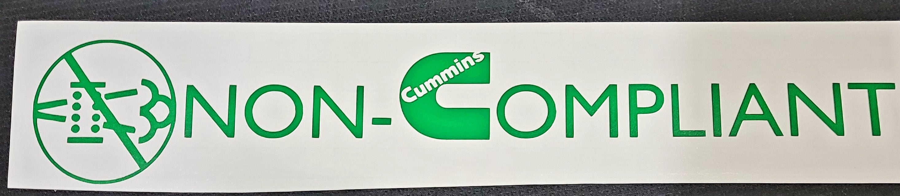 Non-compliant Cummins Decal - Etsy