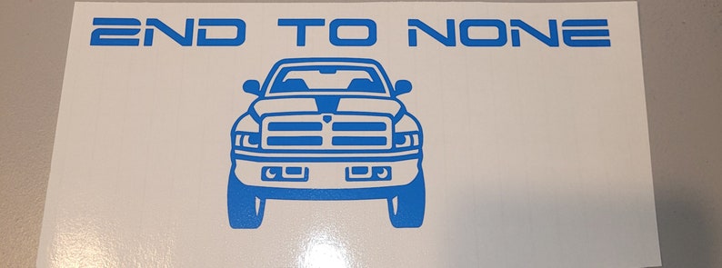 2nd to None 2nd Gen Decal - Etsy