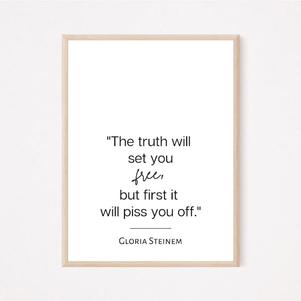 Gloria Steinem Poster - Etsy