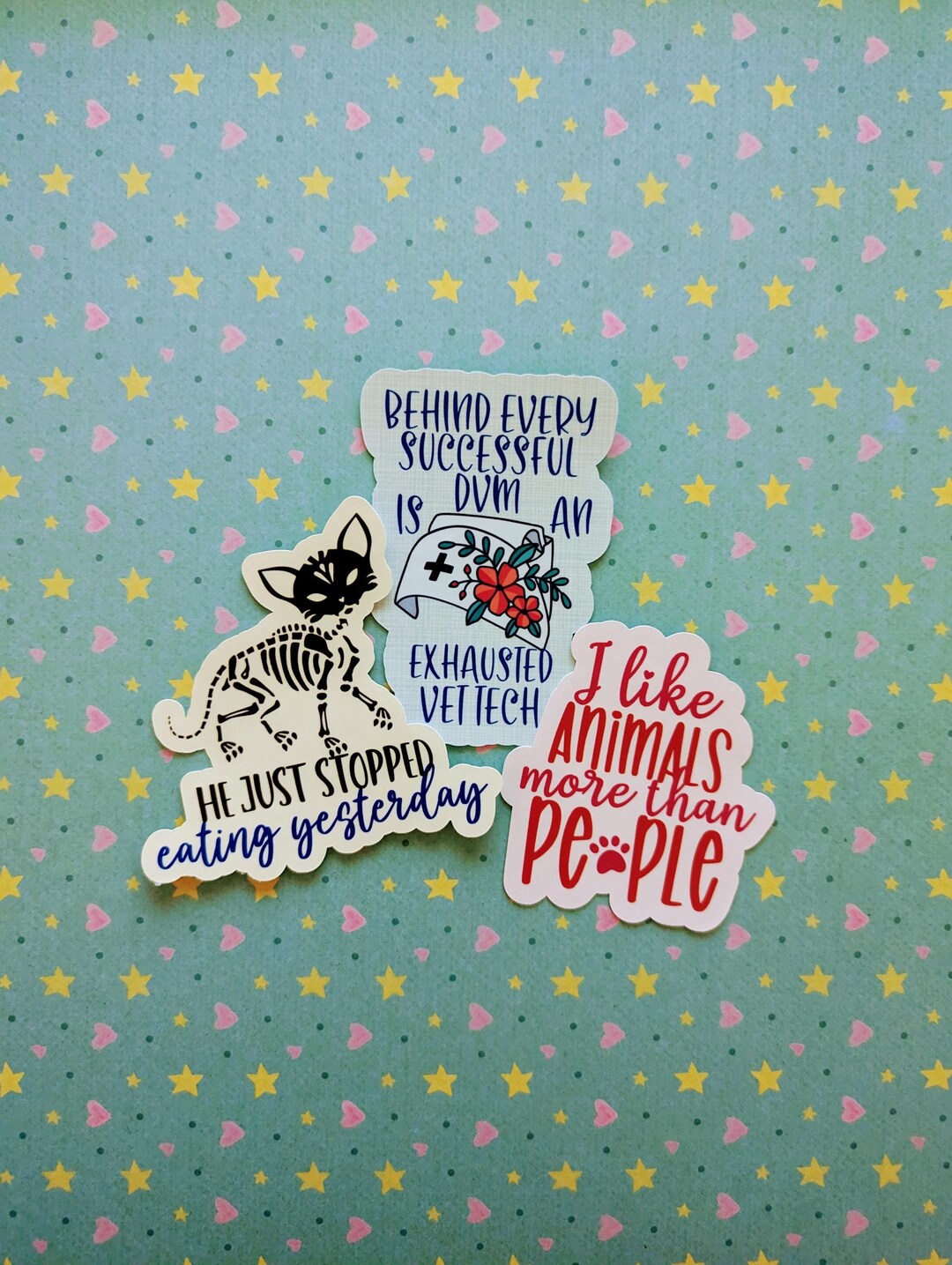 Veterinary Survival Vet Tech Med Sticker Pack (set of 3) - Etsy