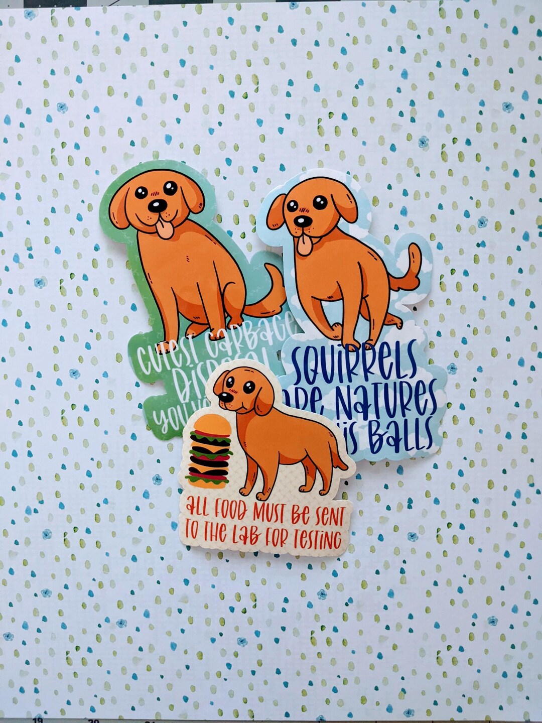 Labradorable Labrador Dog Sticker Collection - Etsy