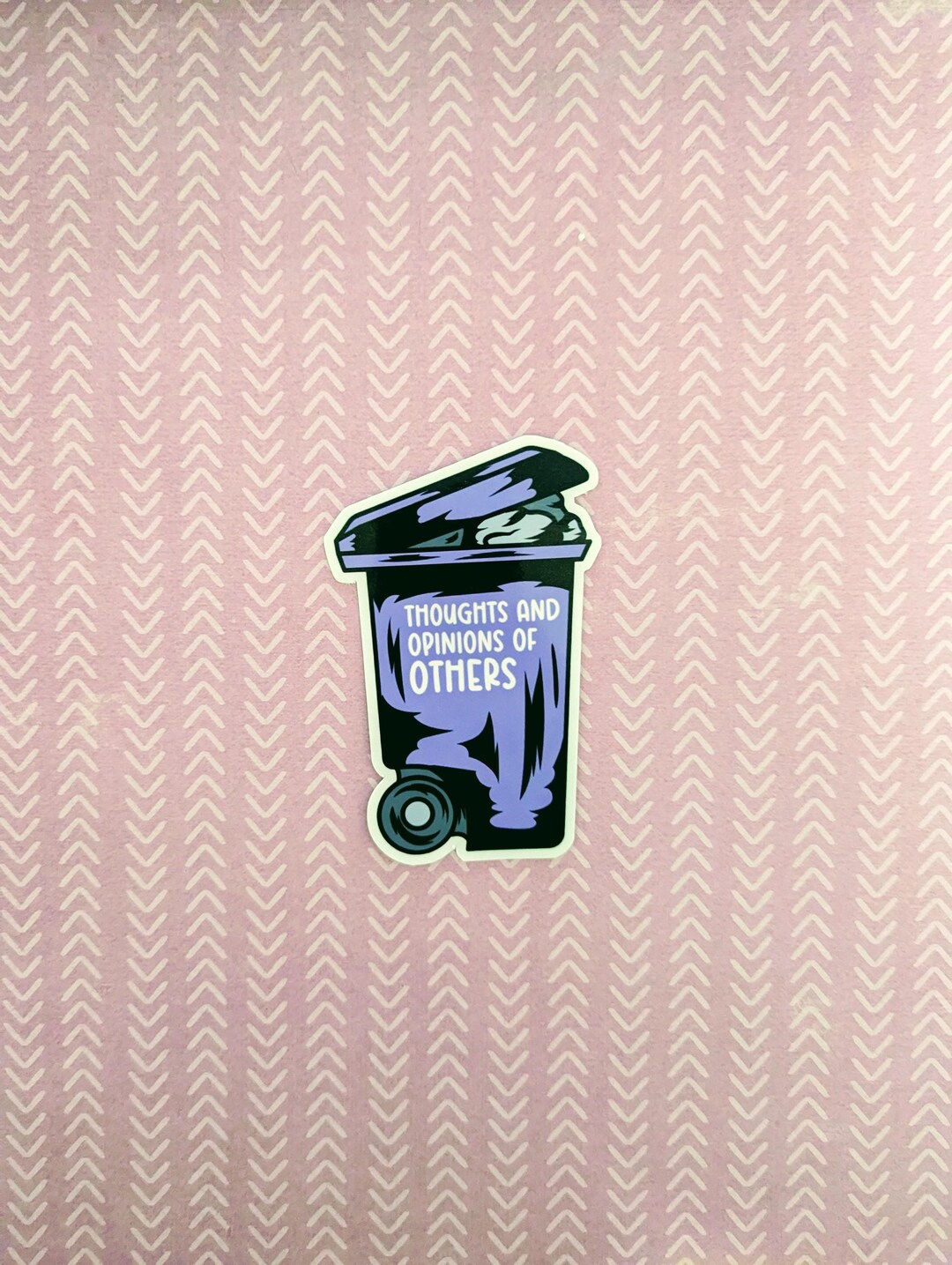 Thoughts and Opinions of Others Garbage Can Sticker - Etsy