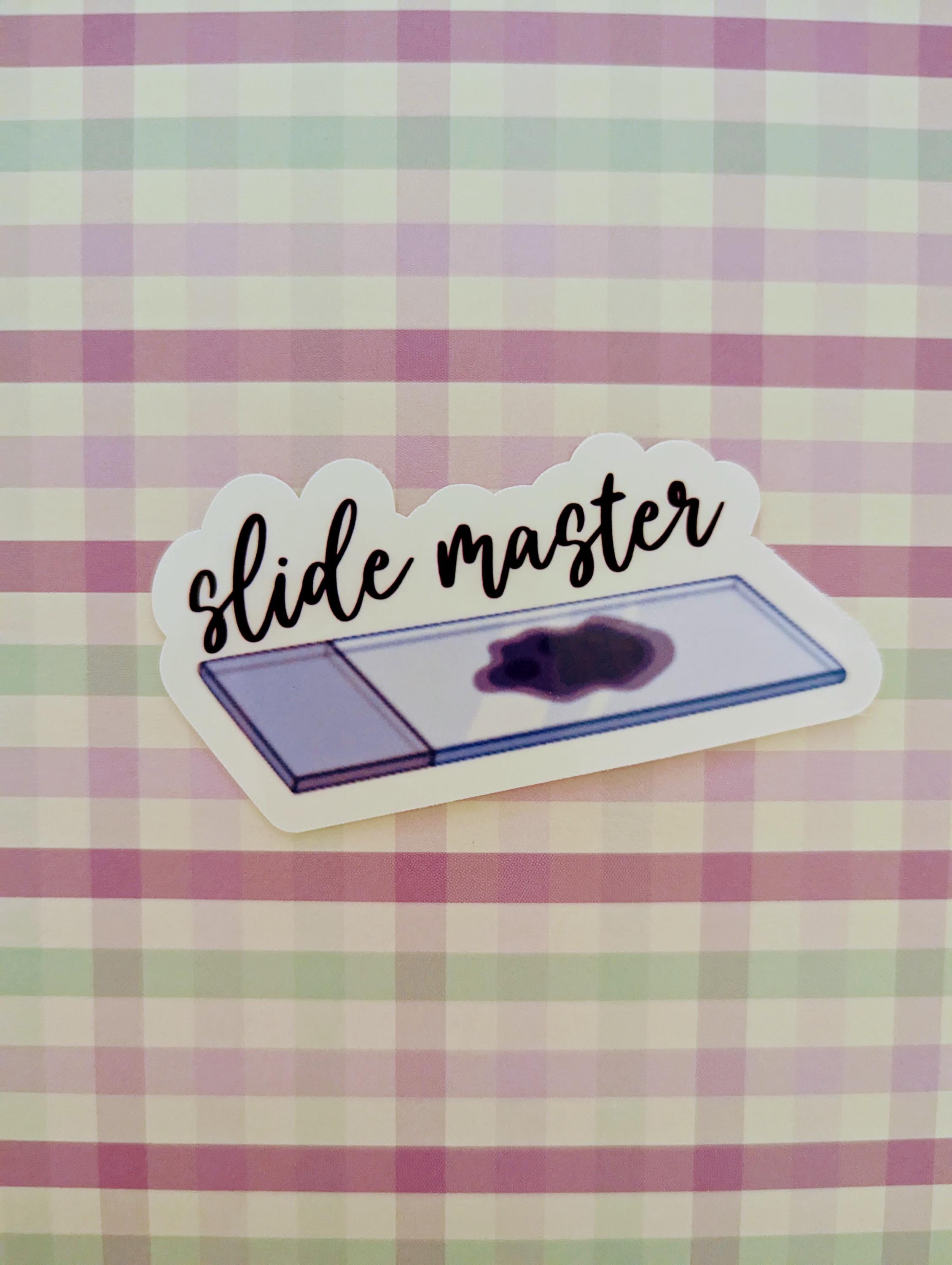 Slide Master Pathology Vinyl Sticker - Etsy