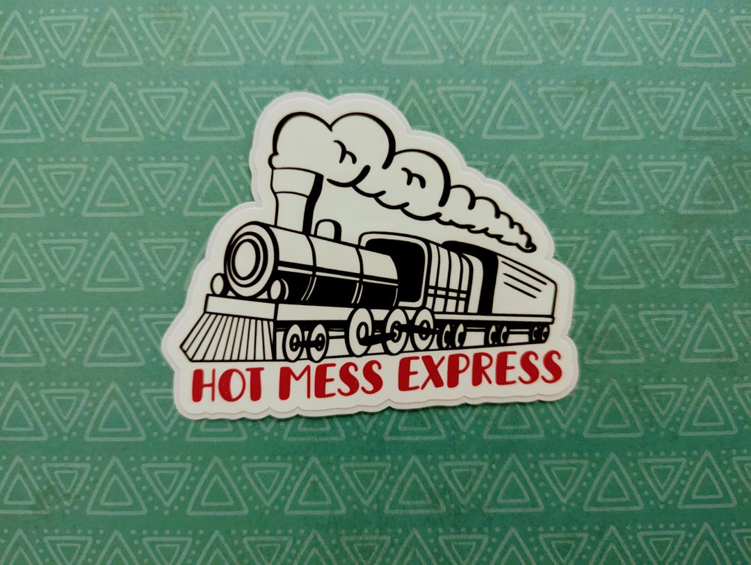 Hot Mess Express Train Vet Med Sticker - Etsy