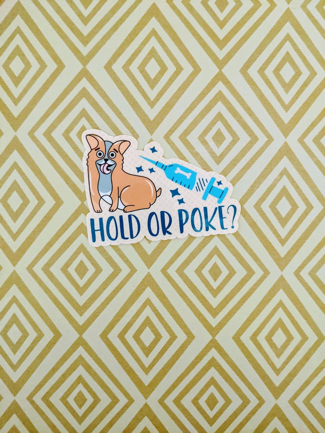 Hold or Poke? Vet Med Sticker - Etsy