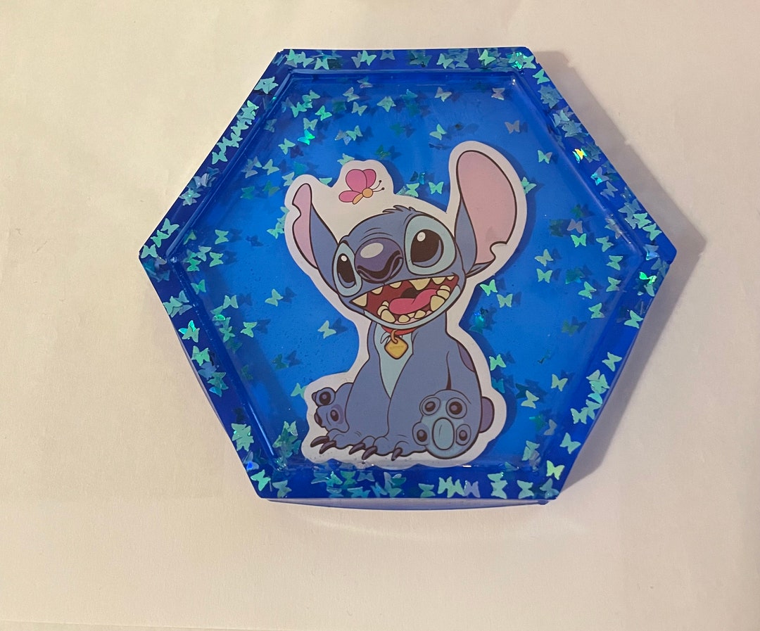 Stitch Inspired Trinket Tray/coaster - Etsy