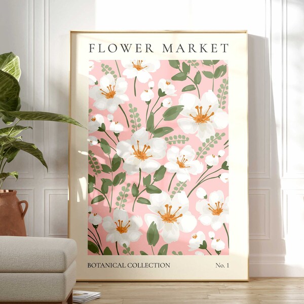 Floral Poster - Etsy