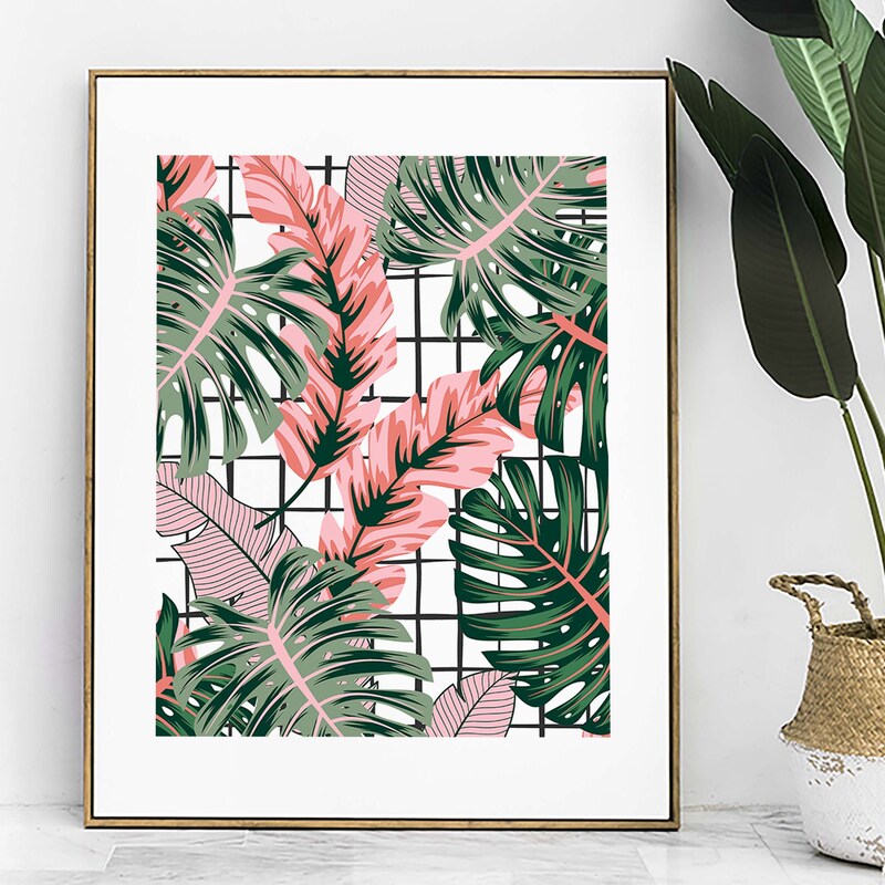 Abstract Leaf Art - Etsy