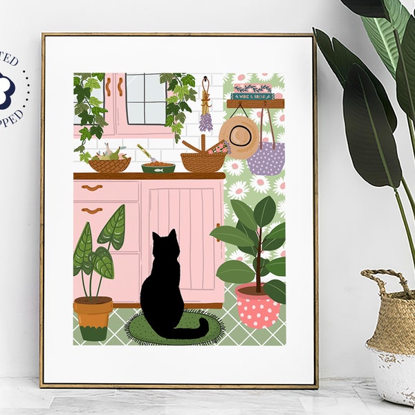 Kitchen Cottage Print - Etsy
