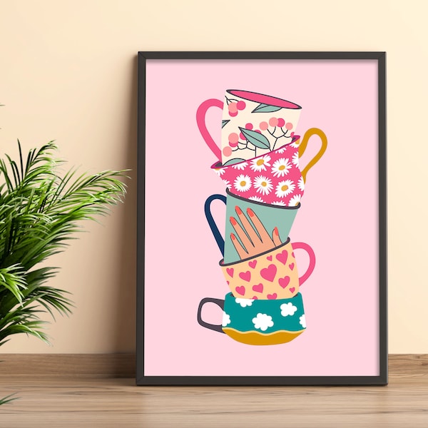 Stacking Tea Cups - Etsy