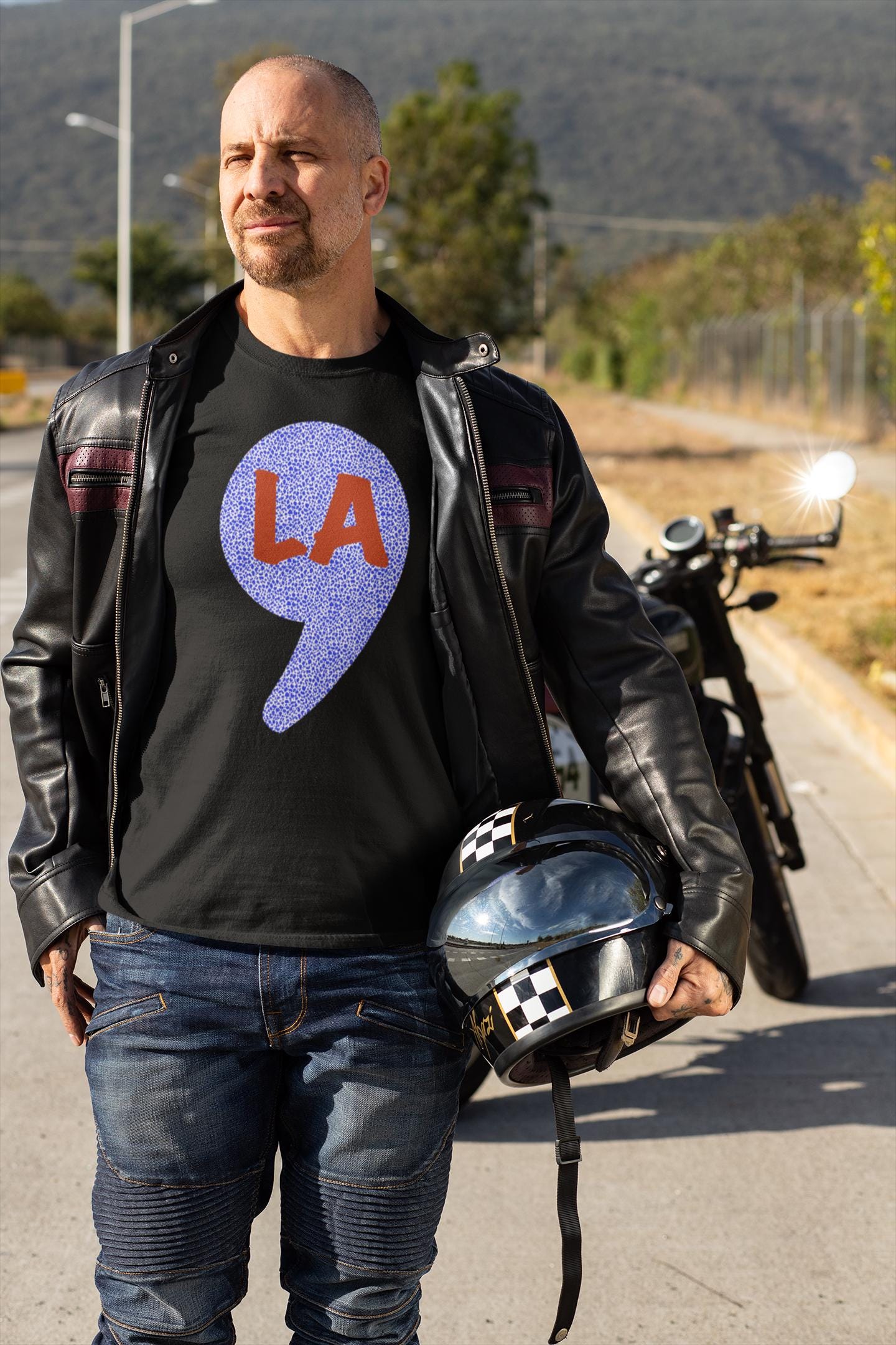 Comma-la Blue and Red Unisex Classic Tee - Etsy