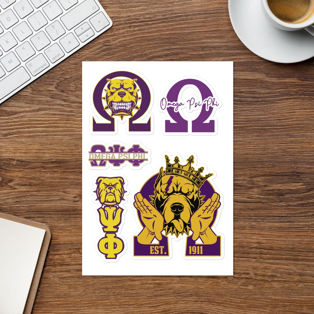 Omega Sticker Sheet - Etsy