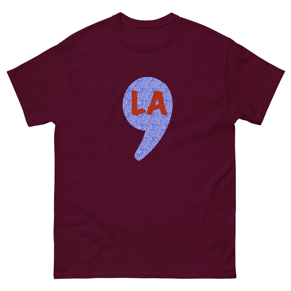 Comma-la Blue and Red Unisex Classic Tee - Etsy