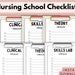 Nursing School Checklists, Clincal Checklist, Theory Checklist, Skills ...
