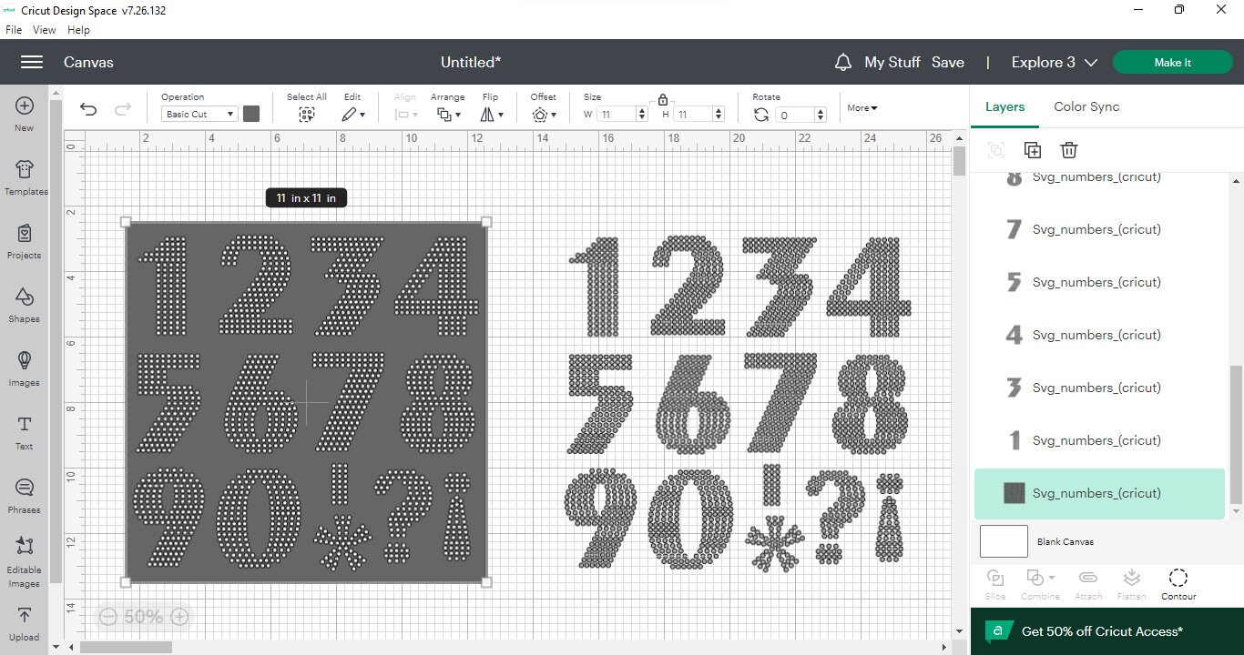 Instant Download Numbers Rhinestone Template Svg, Numbers Rhinestone ...