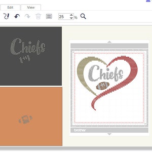 Chiefs Instant Download Rhinestone Template, Chiefs Football Team ...