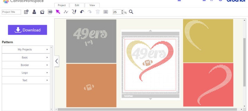 Instant Download Rhinestone Template Football 49ers - Etsy