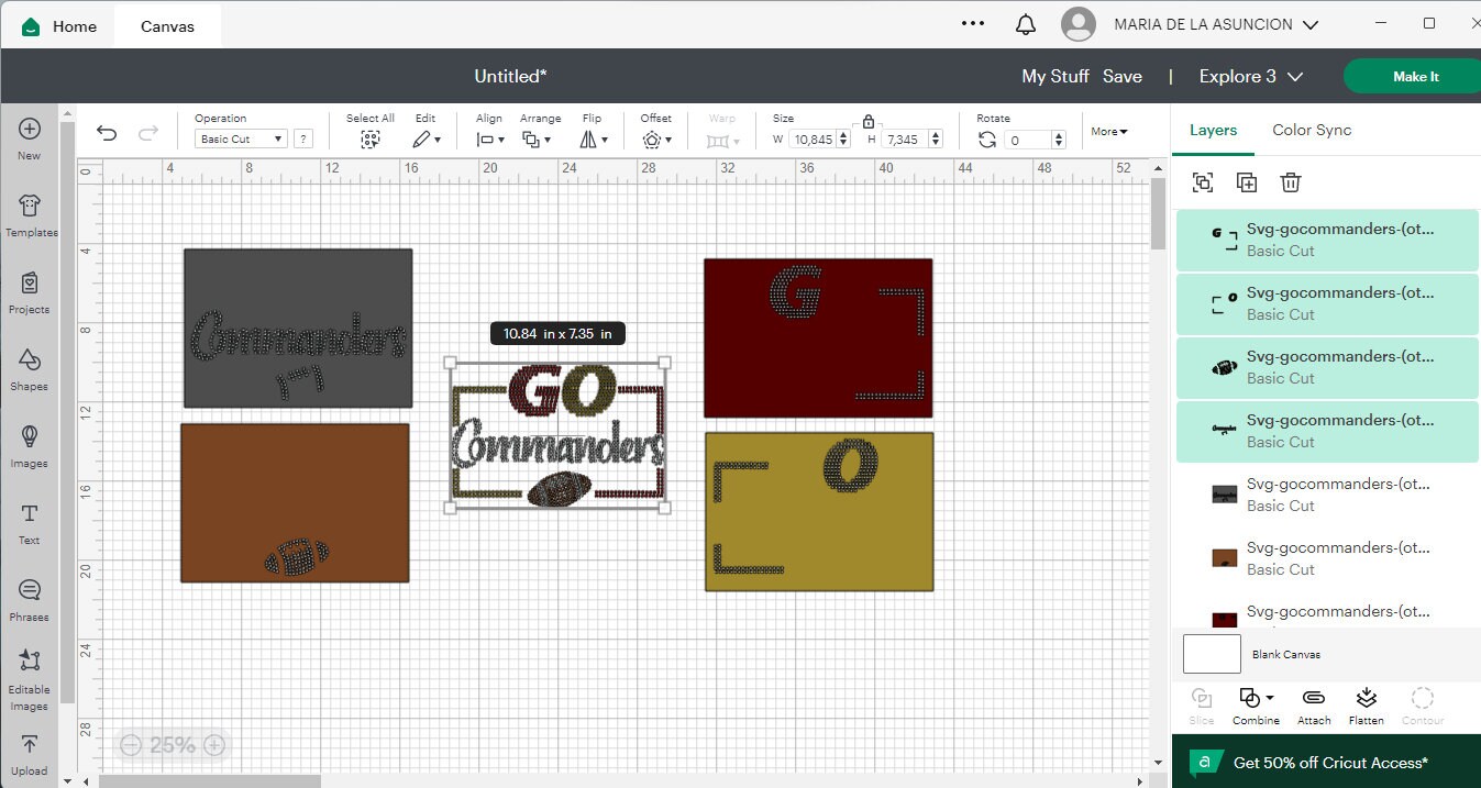 Go Commanders Football Svg, Instant Download Rhinestone Template ...