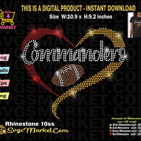 Washington Commanders Svg Files - Etsy