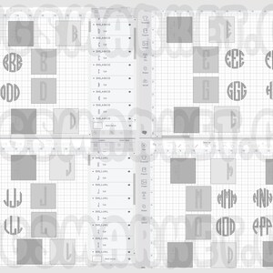 Rhinestone Template Svg Monogram, Monogram Rhinestone Svg for Cricut ...