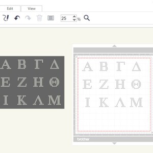 Greek Alphabet Rhinestone Template Svg, Greek Letters Rhinestone Svg ...