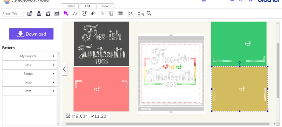 Free-ish Rhinestone Template Svg Juneteenth 1865 Rhinestone - Etsy