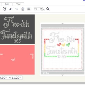 Free-ish Rhinestone Template Svg, Juneteenth 1865 Rhinestone Svg for ...