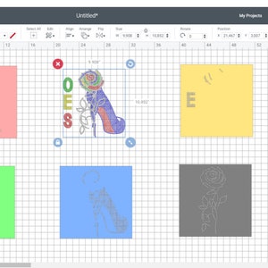 OES Rhinestone Template Svg, Oes Rose Heel Rhinestone Ss10 Svg ...