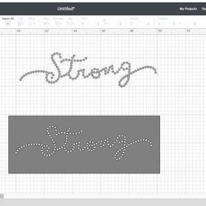 Strong Rhinestone Template Svg SS10, Rhinestone SVG for Cricut ...