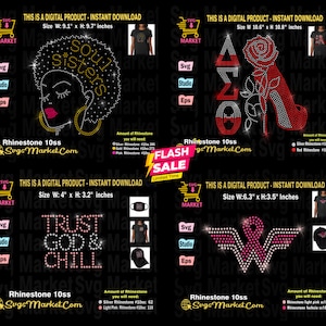 Mega Bundle Rhinestone Template Svg, Bundle Rhinestone Ss10 Svg for ...