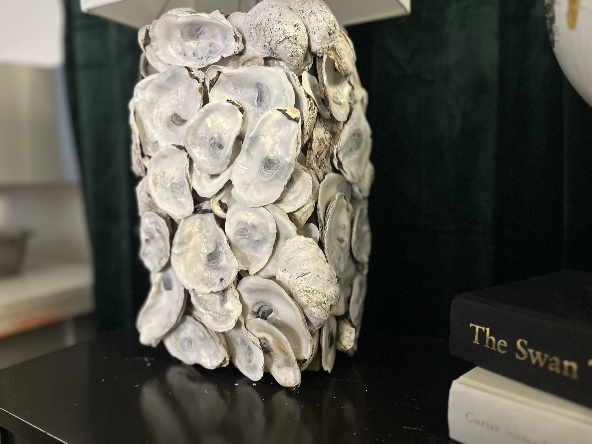 Handmade Oyster Shell Table Lamp, Coastal Decor for Your Home, Unique ...