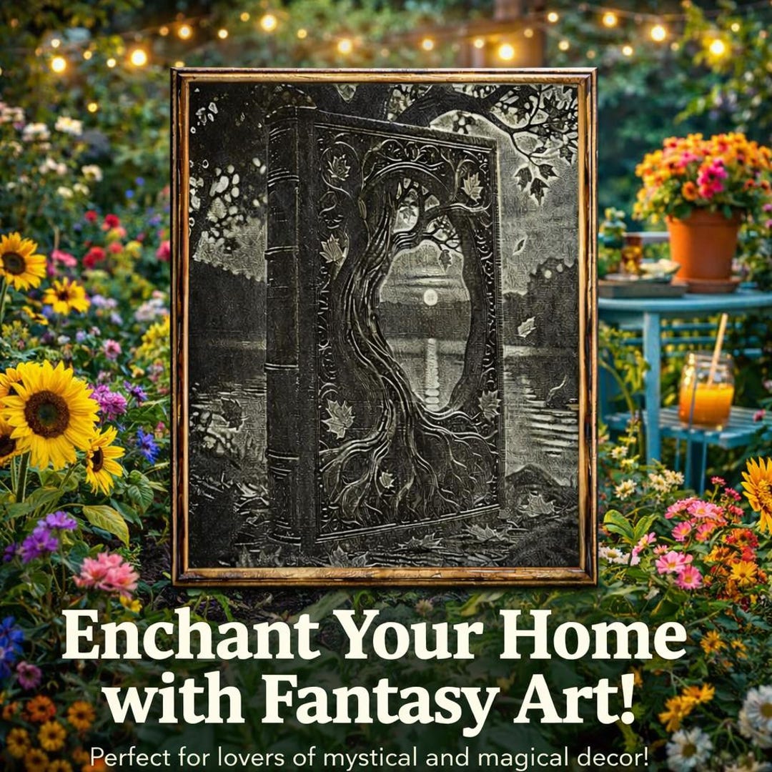 Enchanted Storybook Tree Art | Whimsical Nursery Decor - Etsy