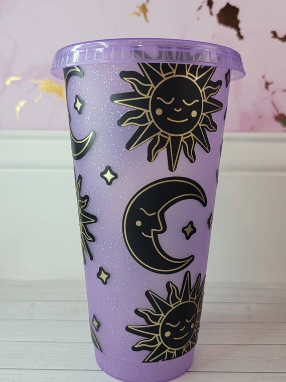 24oz Sun and Moon Cold Cup | Etsy