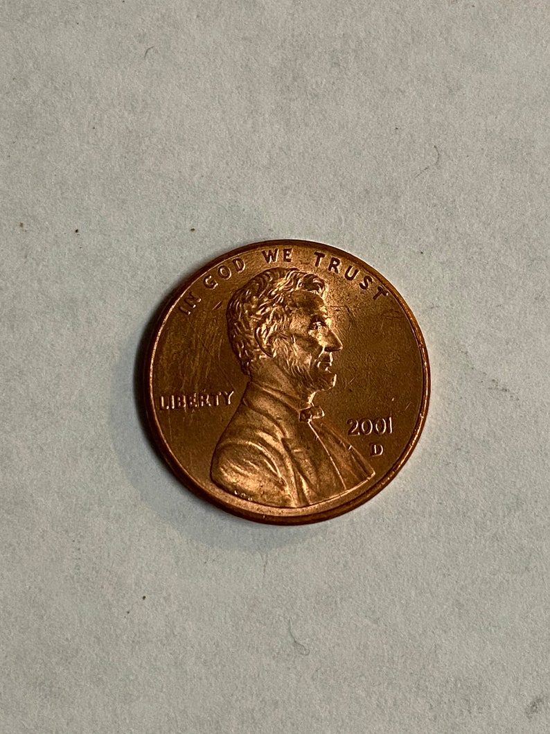 2001 Us Penny - Etsy