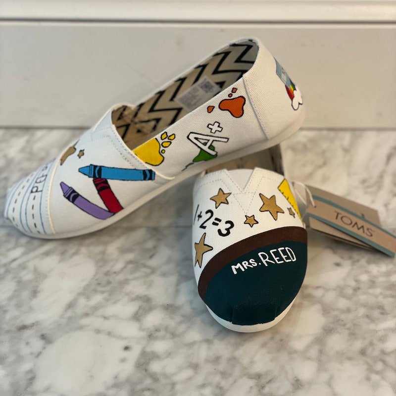 Hand Painted Toms - Etsy