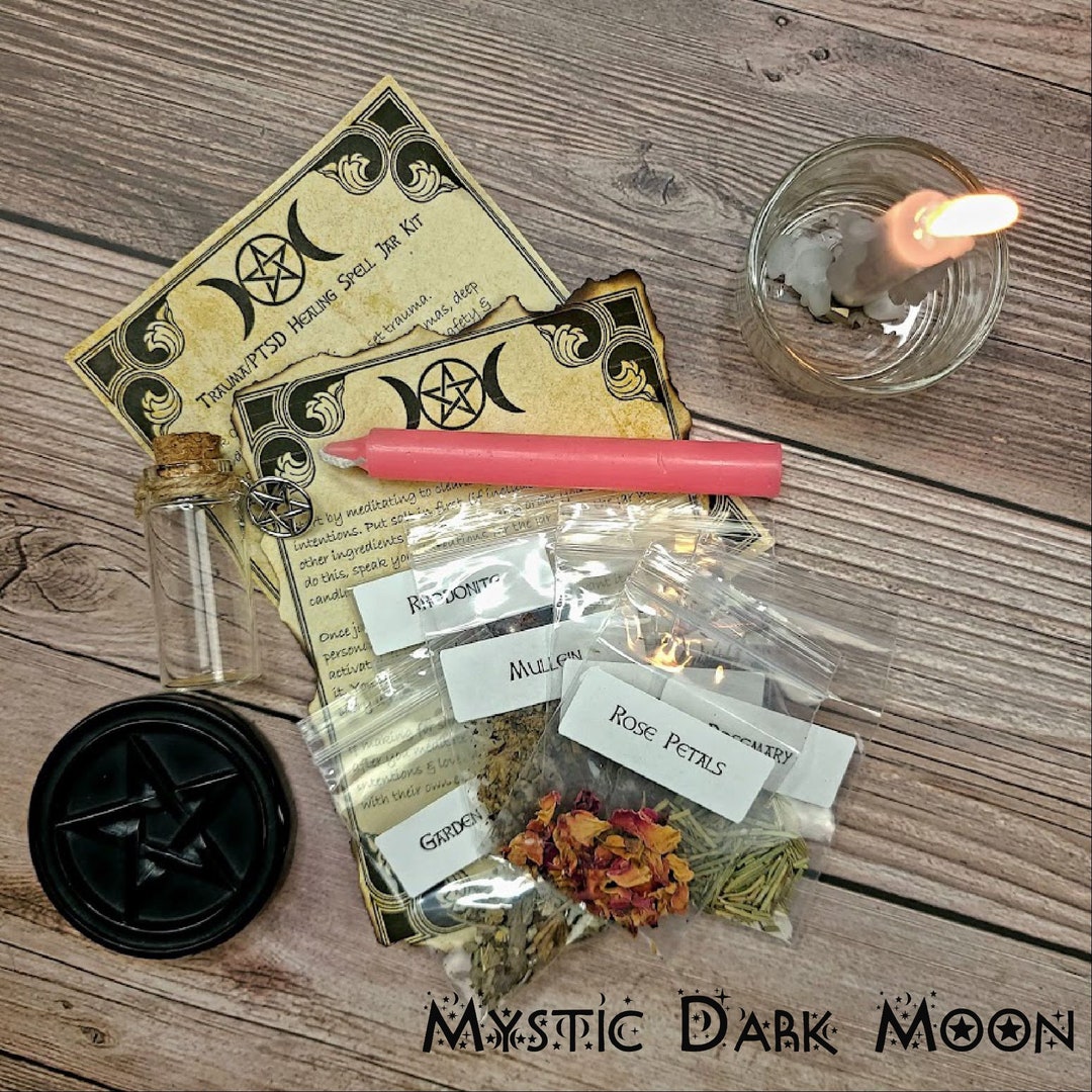 Spell Jar Kits | Witch | Witchy | Protection | Grief | Self-love ...