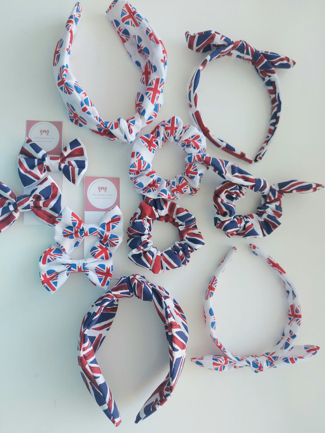 Team GB Scrunchie: Union Jack Hair Accessories - Handmade in UK - Etsy UK